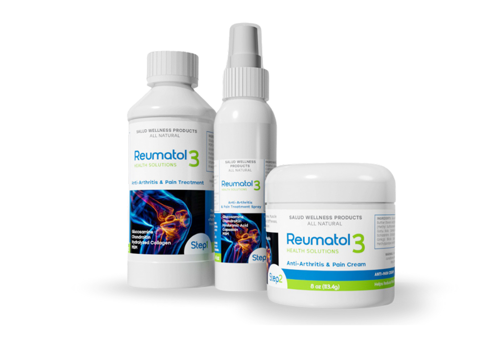 Reumatol 3 kit Anti Artritis tratamiento y alivio del dolor – Reumatol ...
